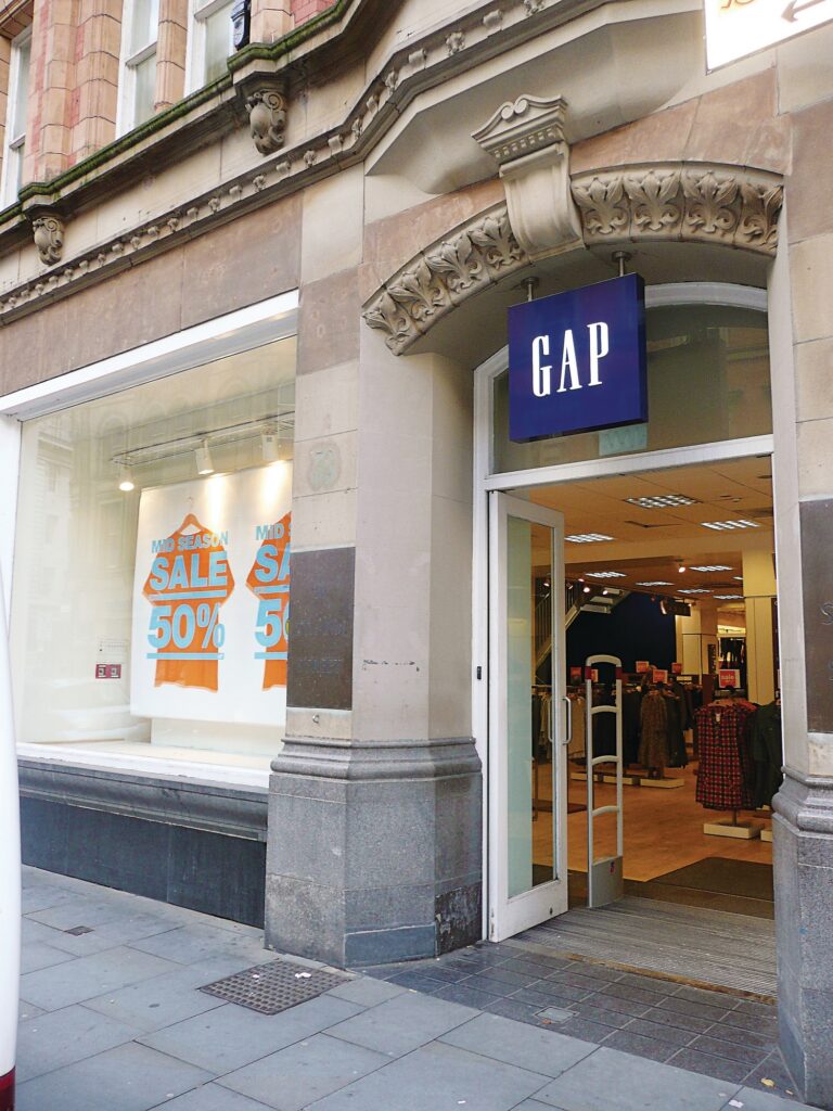 Gap, St Ann Street