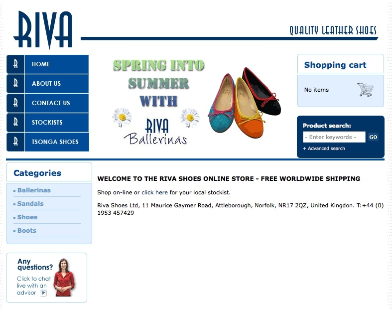 Riva Shoes in administration