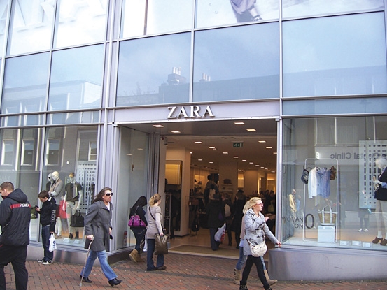 Zara, 68 Commercial Road