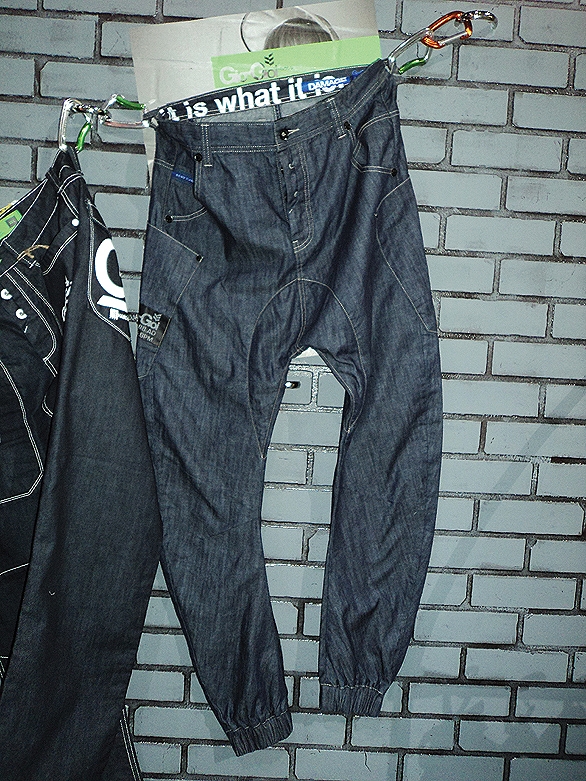 Tapered-leg jeans