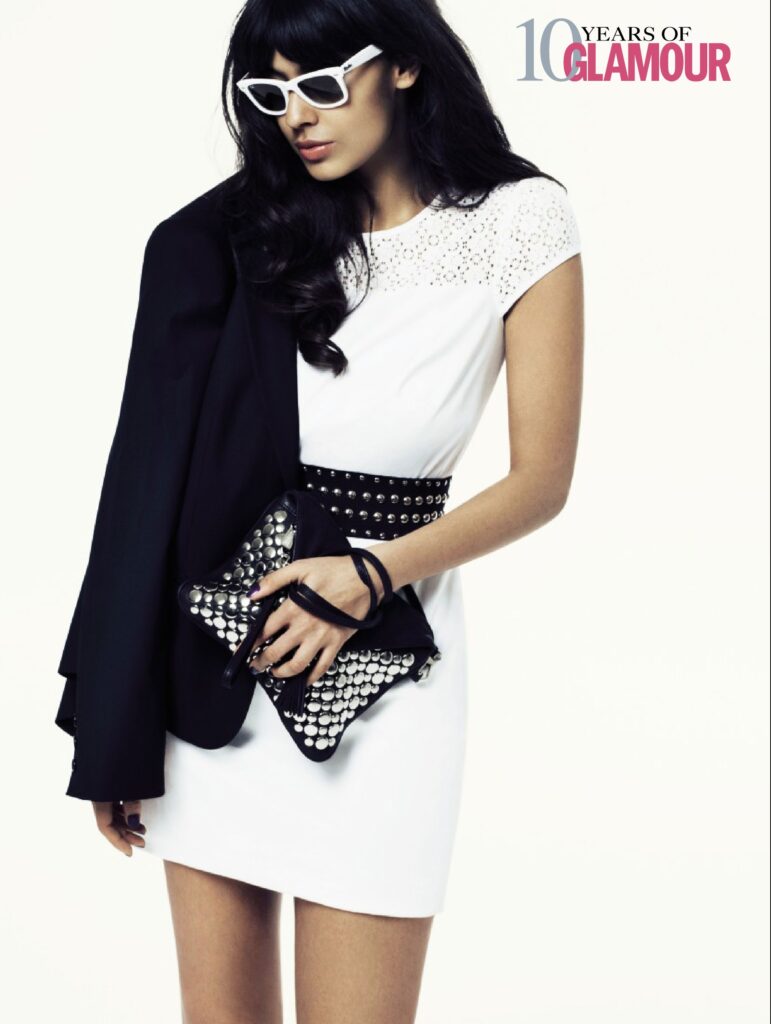 High street chains design dresses for Glamour magazine