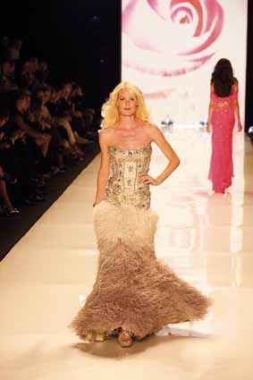 Basler makes catwalk debut with Berlin show