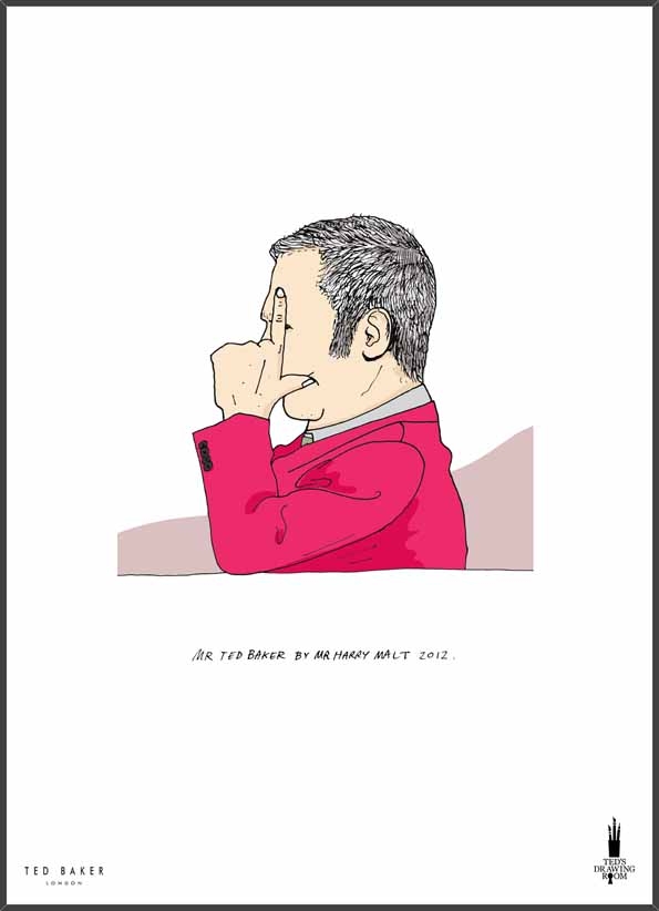 Ted Baker is quick on the draw