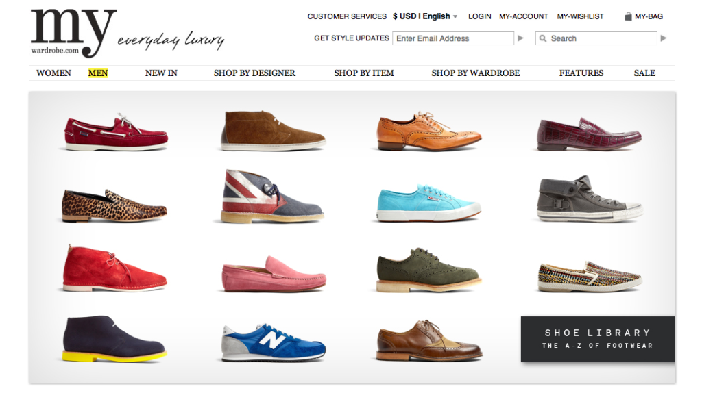 My-Wardrobe to launch men's footwear library