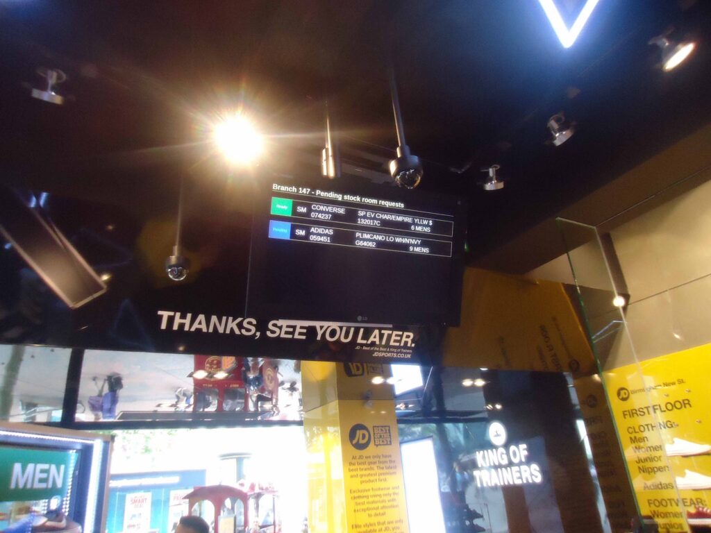 JD Sports, New Street, Birmingham