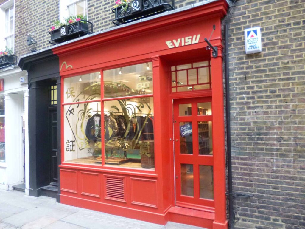 Evisu, Newburgh Street, London