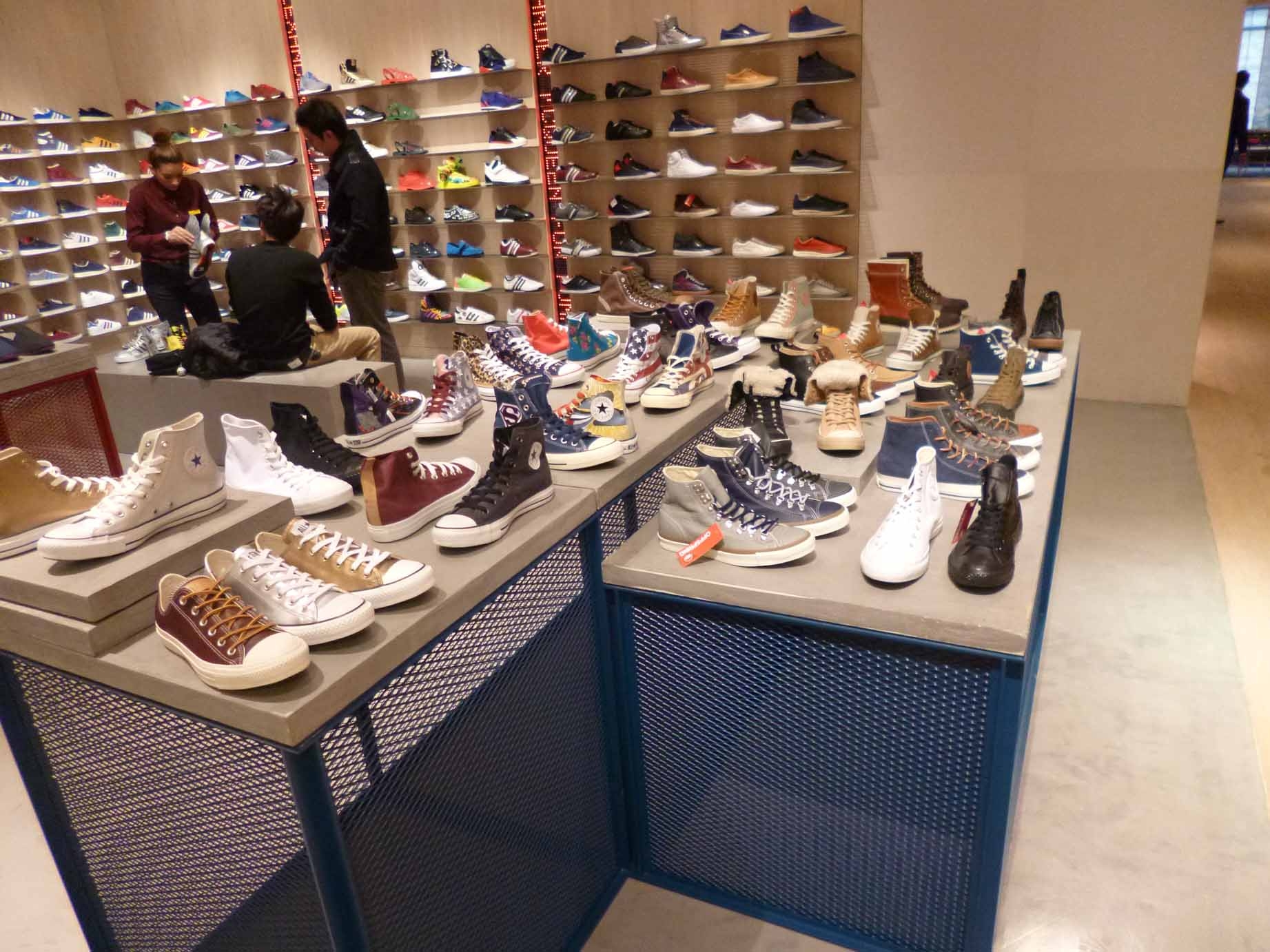 Men’s shoe department, Selfridges