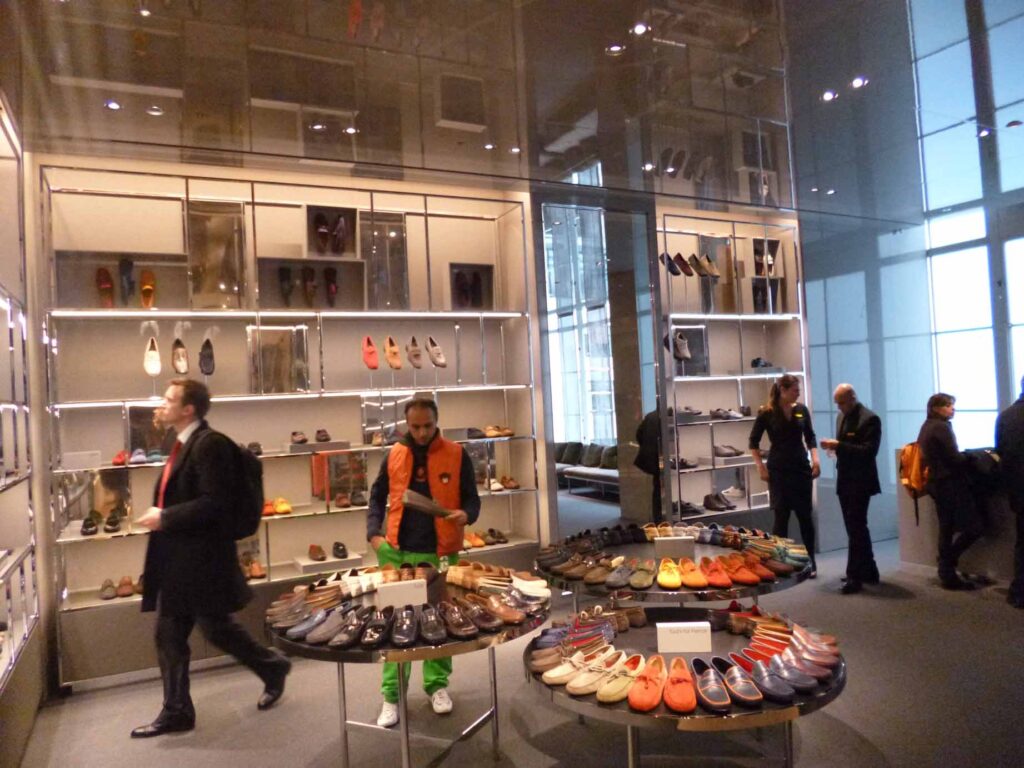 Men’s shoe department, Selfridges