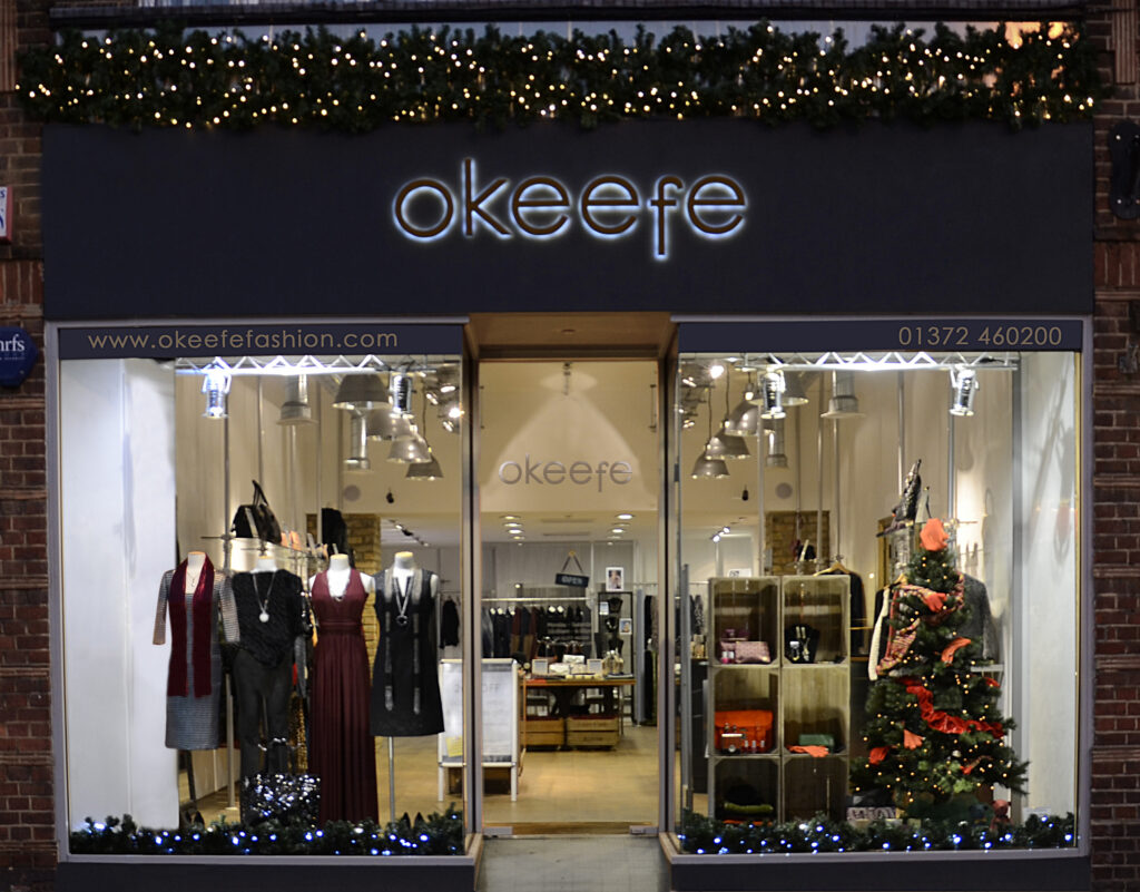 Christmas window competition: OKeefe