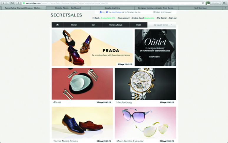 Loyalty scheme at Secretsales