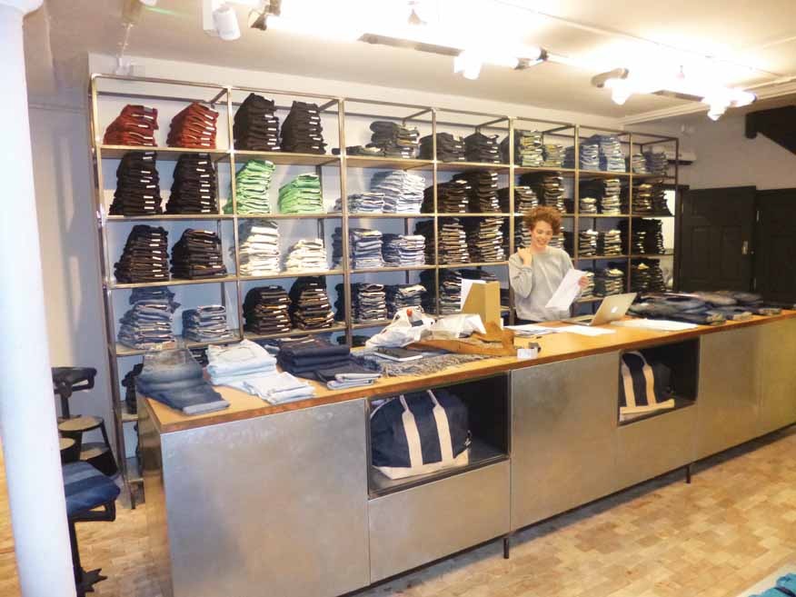 Nudie Jeans Repair Shop, Soho, London