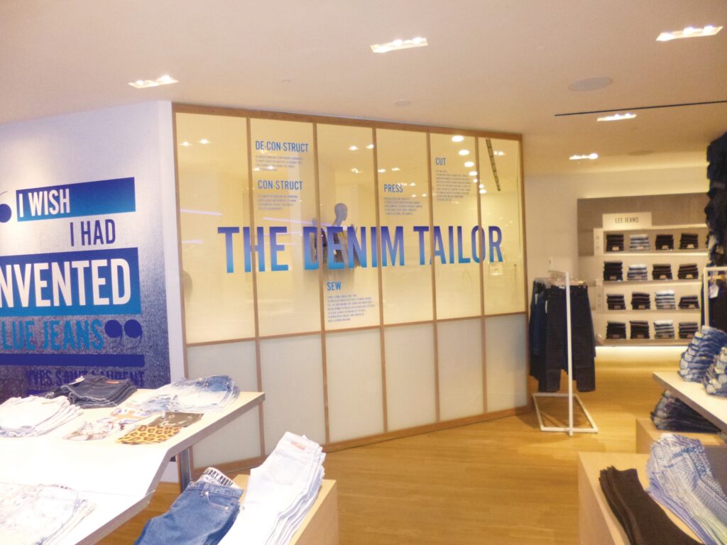Denim Studio, Selfridges, Oxford Street, London
