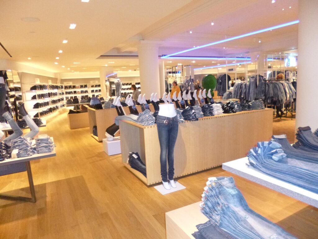 Denim Studio, Selfridges, Oxford Street, London