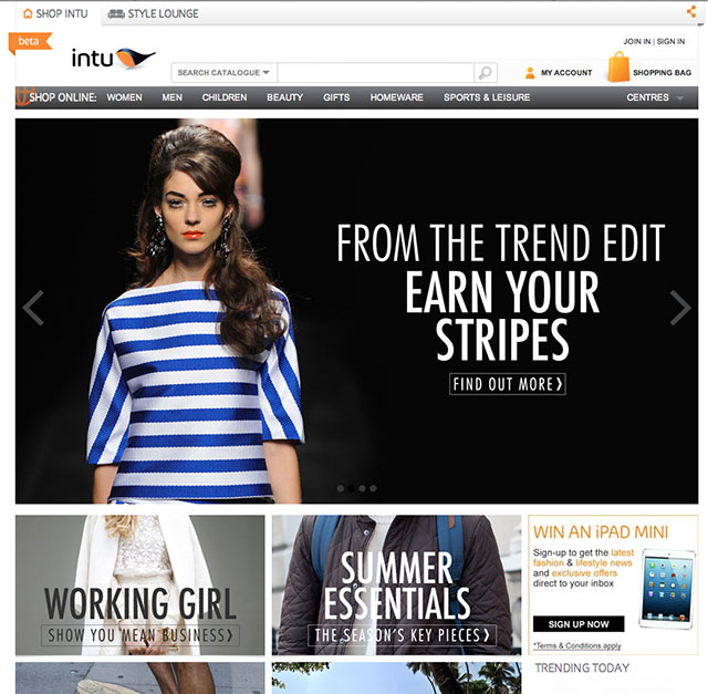 Malls move Intu a multichannel future