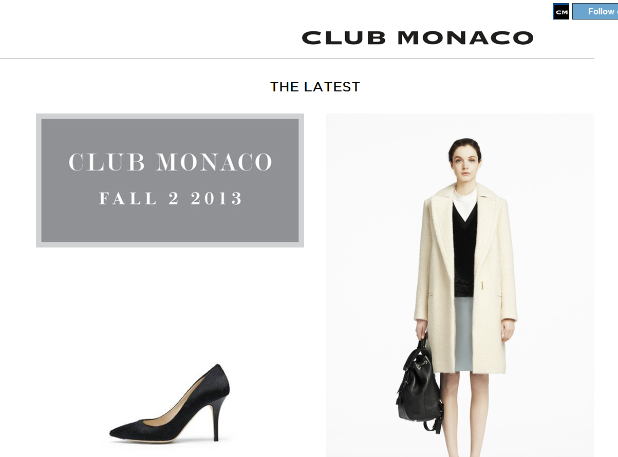 Club Monaco to open first UK store