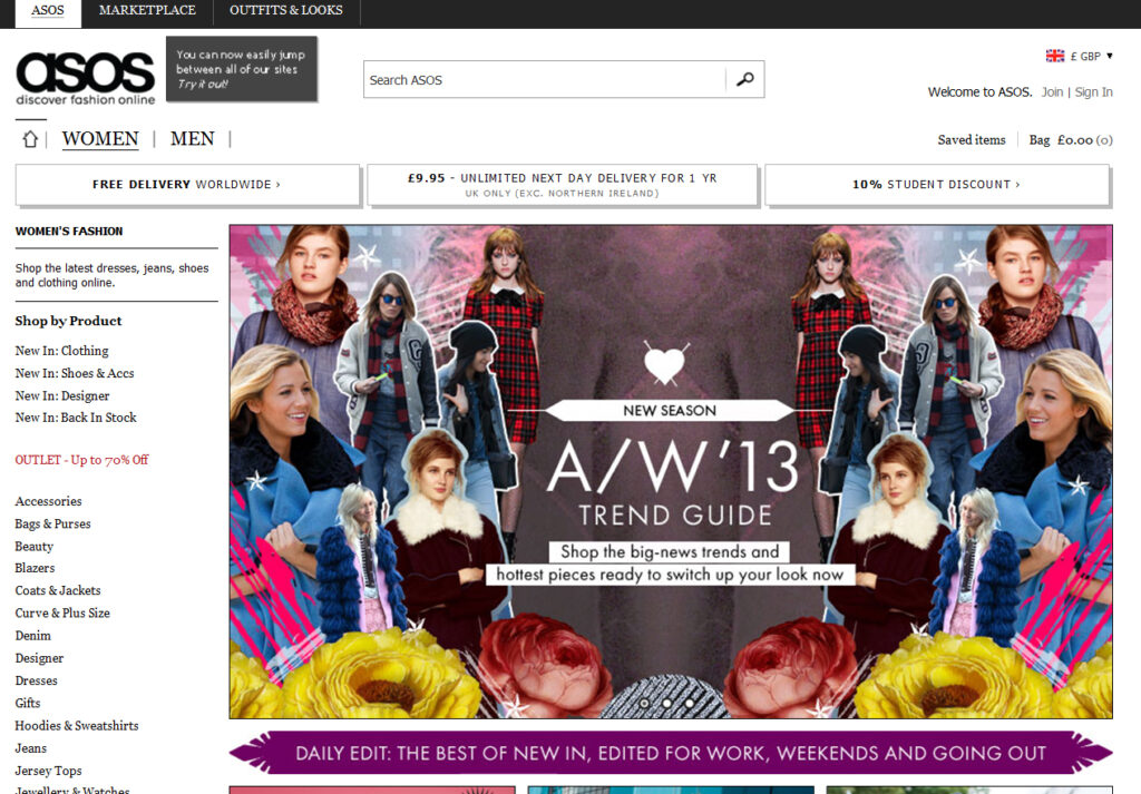 Asos launches in China