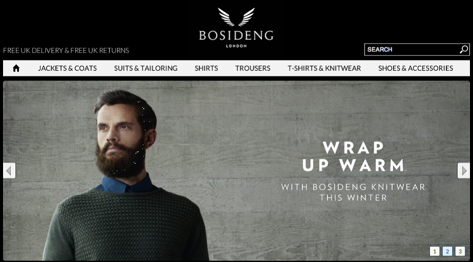 Bosideng London relaunches its website