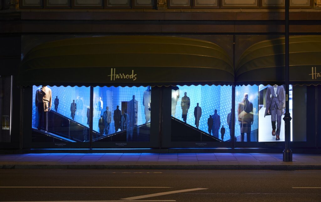 Video: Ermenegildo Zegna takes over Harrods window