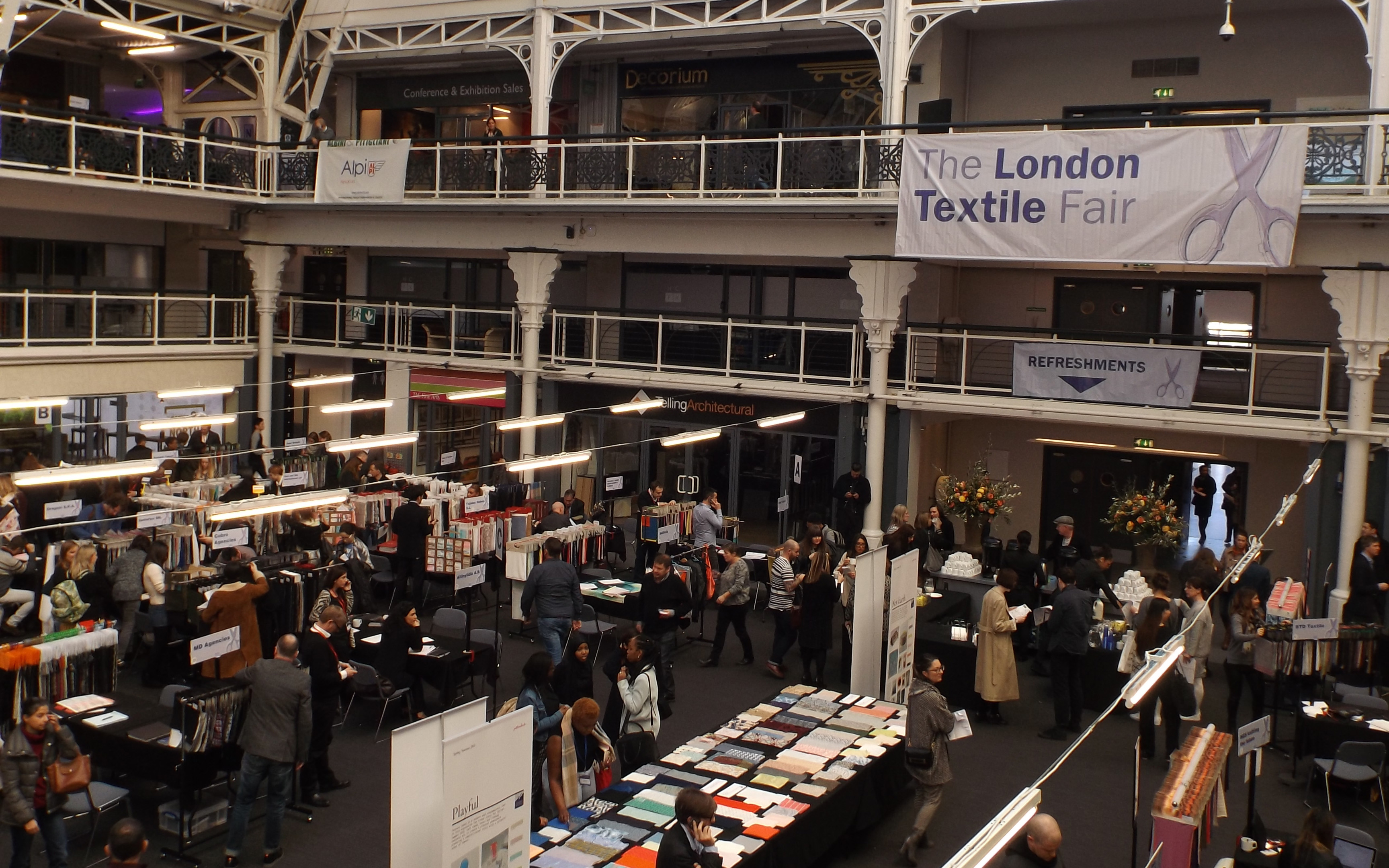 Record numbers flock to London Textile Fair