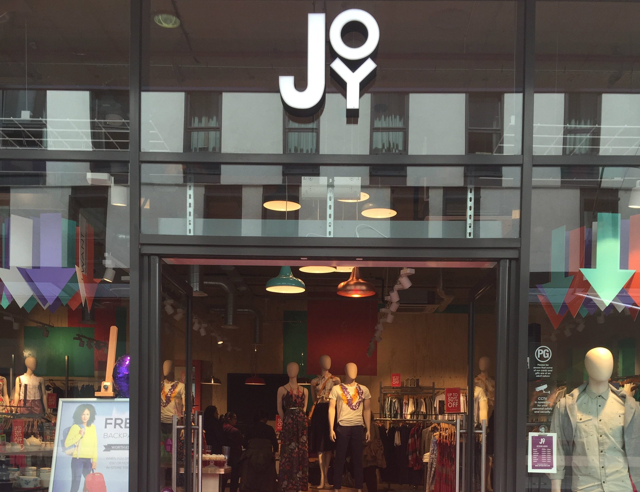 Joy opens first outlet store at Wembley Park