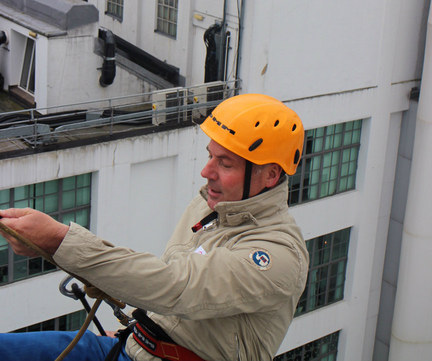 Asos.com boss raises £7,000 in charity abseil