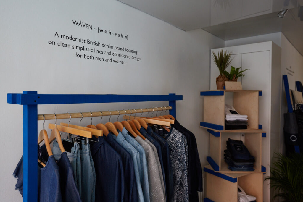 Image gallery: British denim brand Waven opens London pop-up