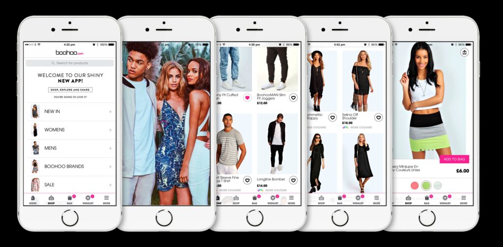 Boohoo launches its first mobile app
