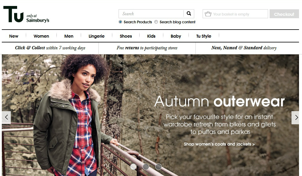 Tu trading 'exceptionally well' online, says Sainsbury's