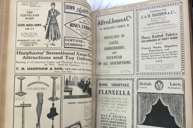 Featured in Drapers: 100 years ago this week