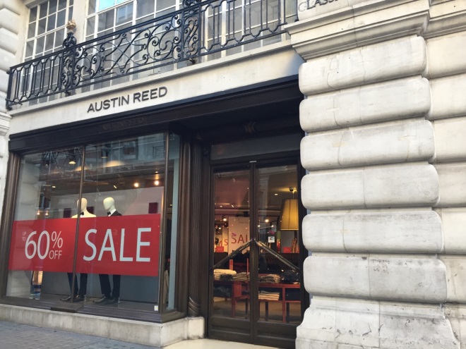 Austin Reed creditors to receive 2p in pound