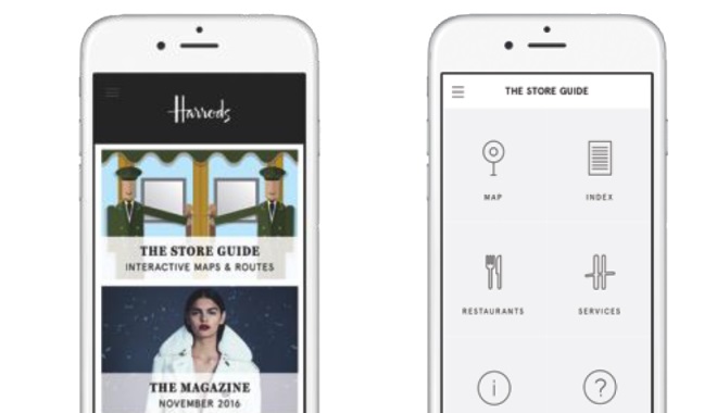 Harrods launches new store navigation tool