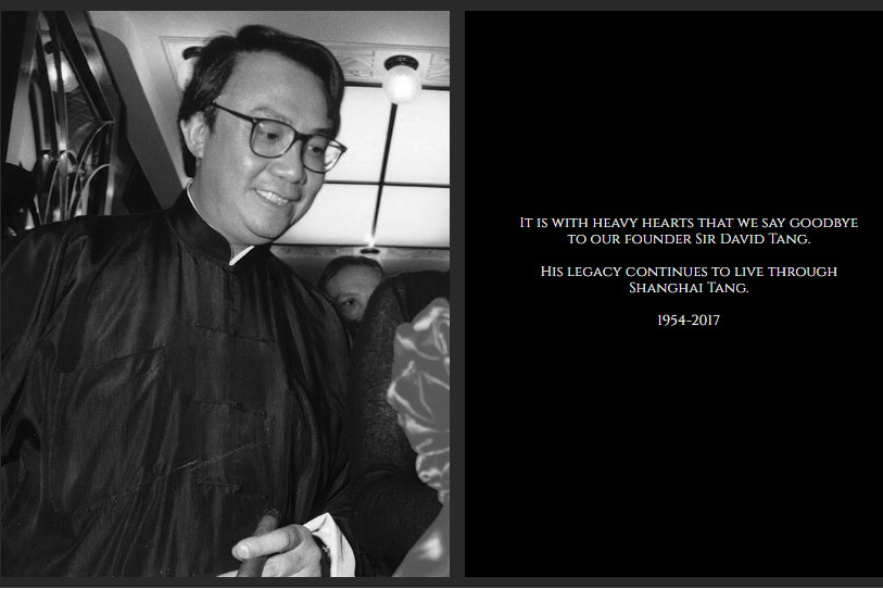 Shanghai Tang founder David Tang dies