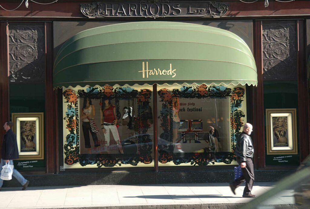 Harrods proposes to cut staff commission