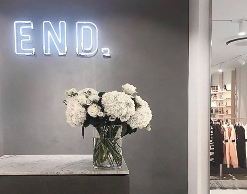 End opens London store
