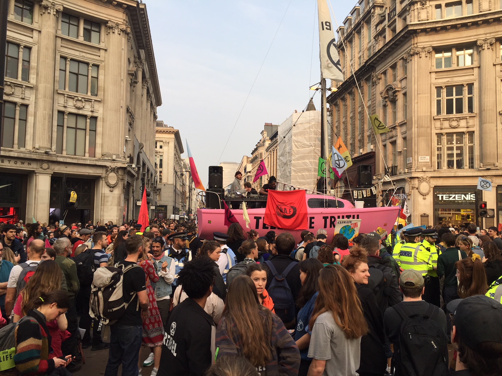 London retailers hit out at protesters