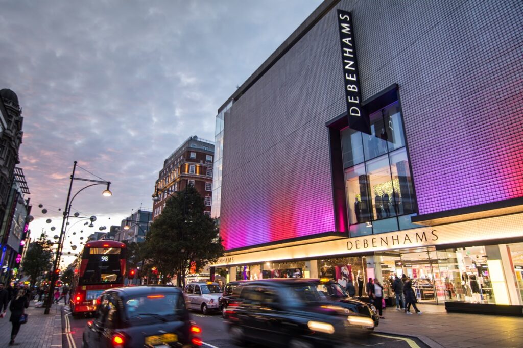 Debenhams reveals store closure dates