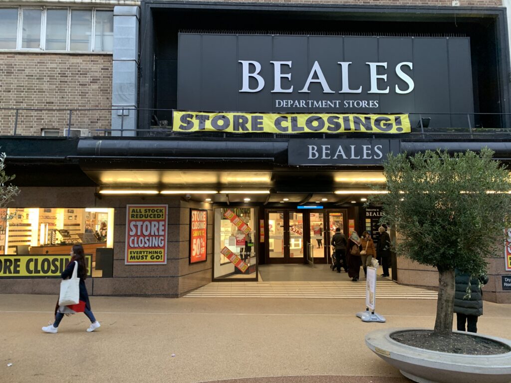 Beales to close 12 stores