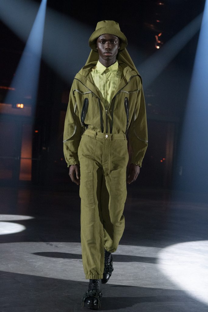 Frothy frills and feathers at London Fashion Week