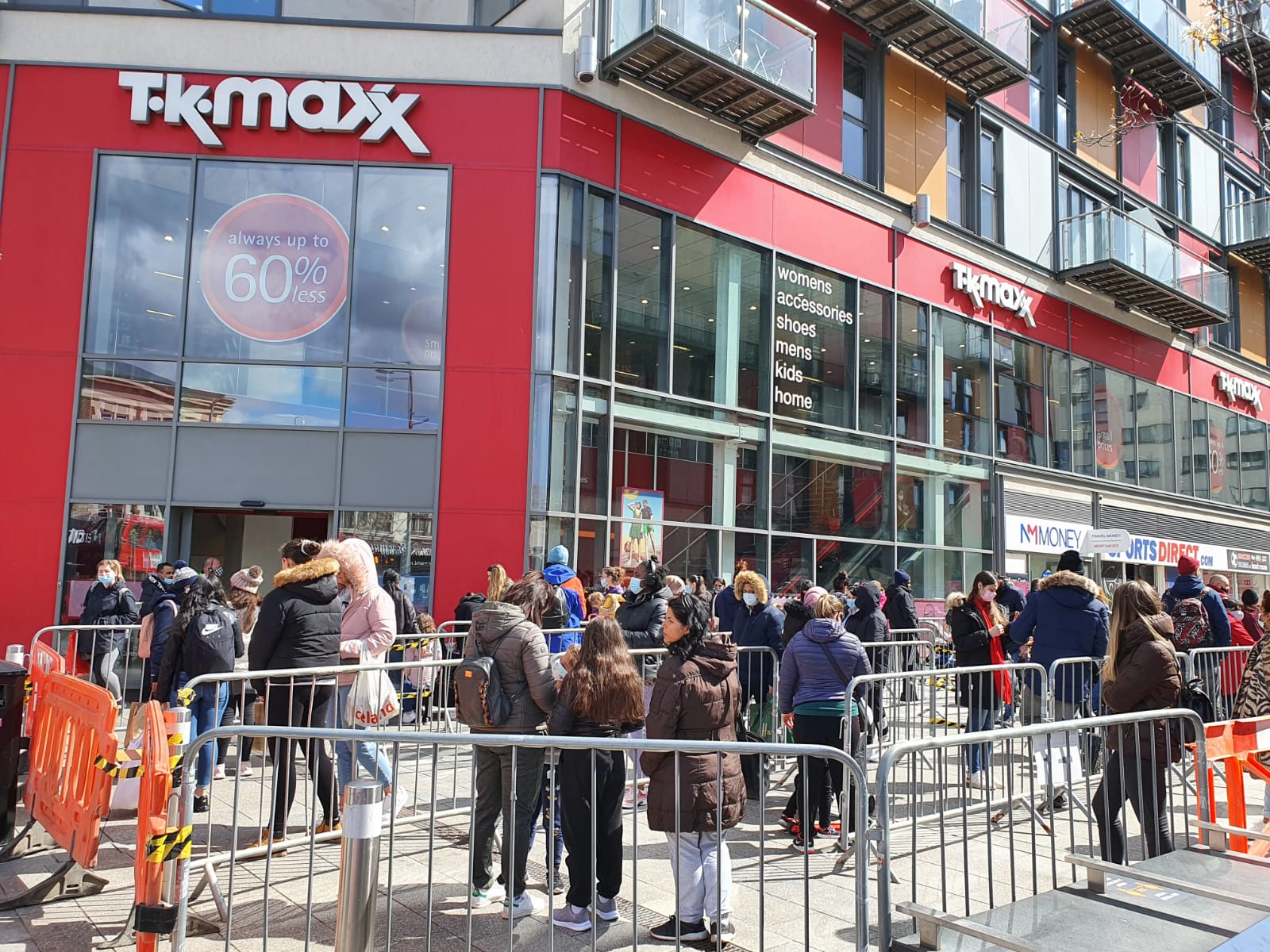 Sales surge after retail reopens in April