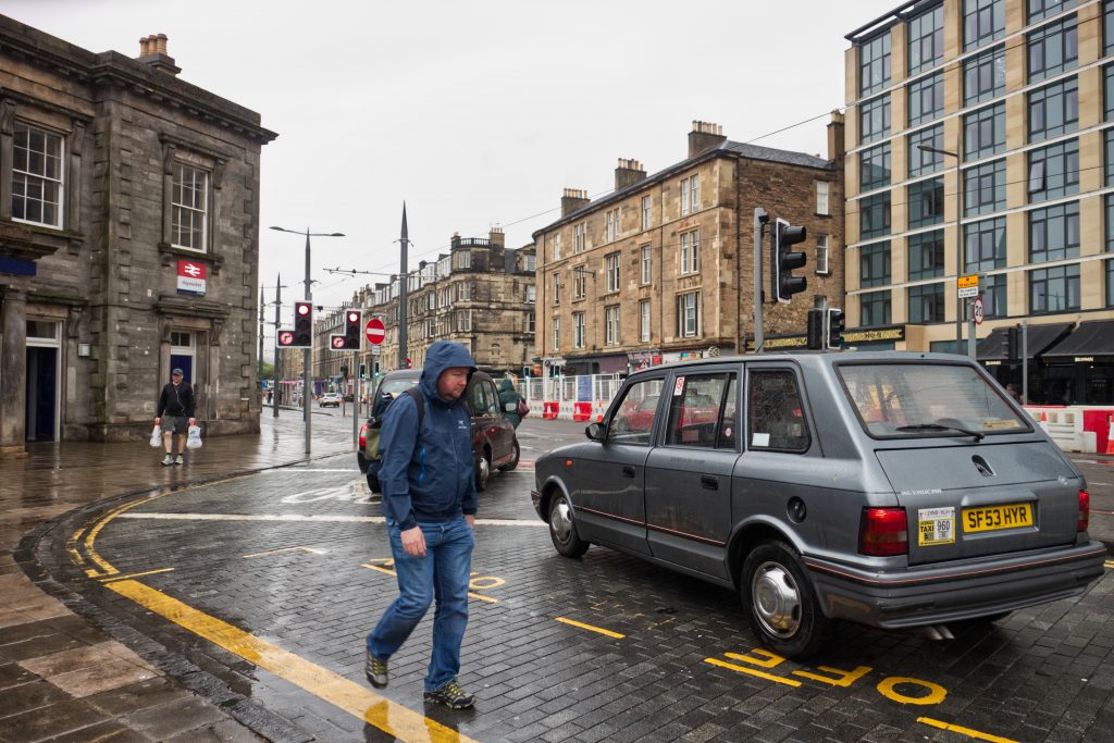 Torrential rain causes chaos in Edinburgh