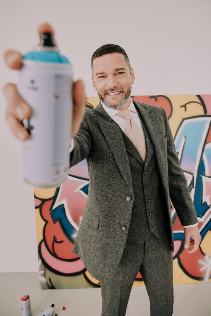 First look: Moss Bros's debut celebrity collaboration