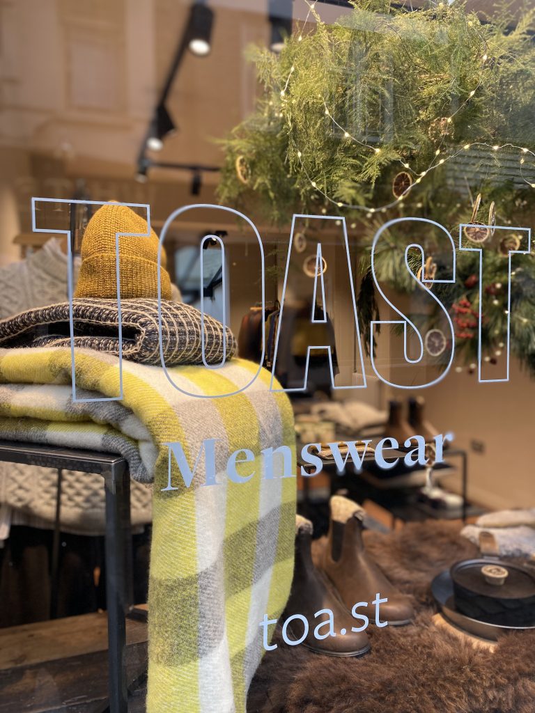 In pictures: Toast's first menswear store