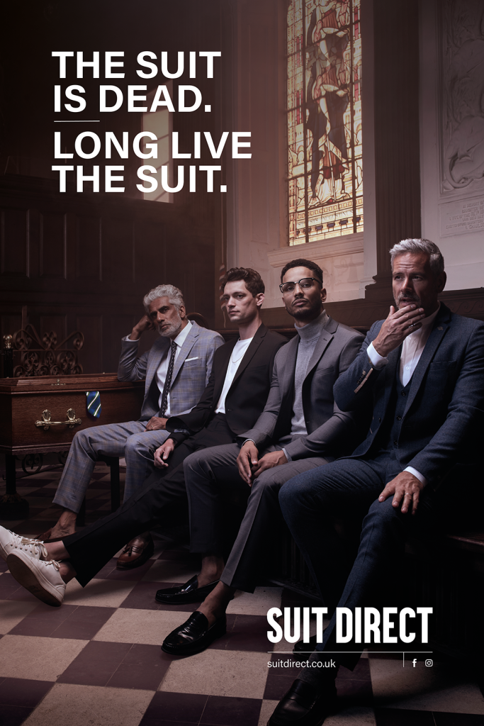 Suit Direct launches campaign to show the 'suit is not dead'