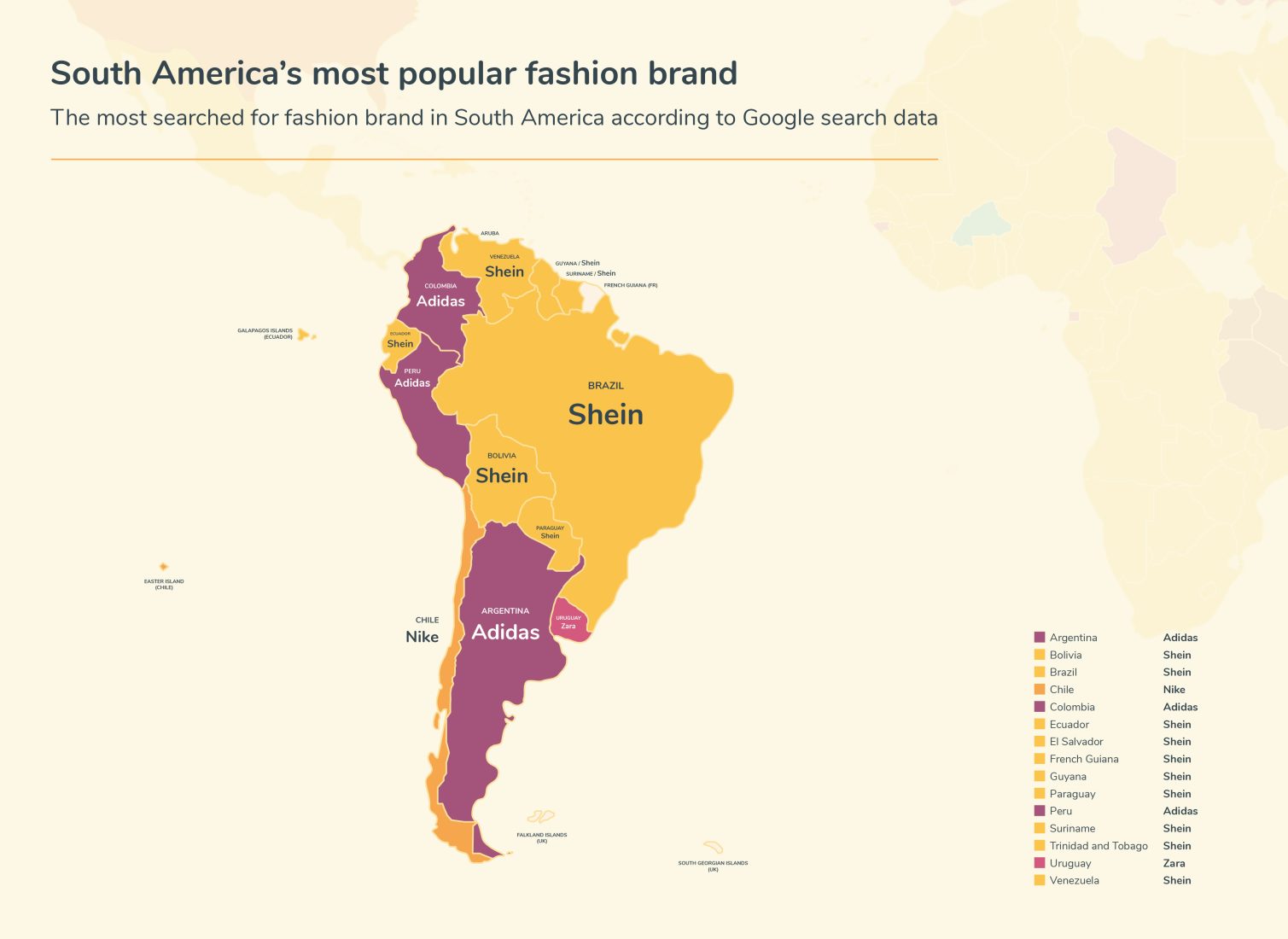 Shein overtakes Zara as most popular fashion retailer in the world