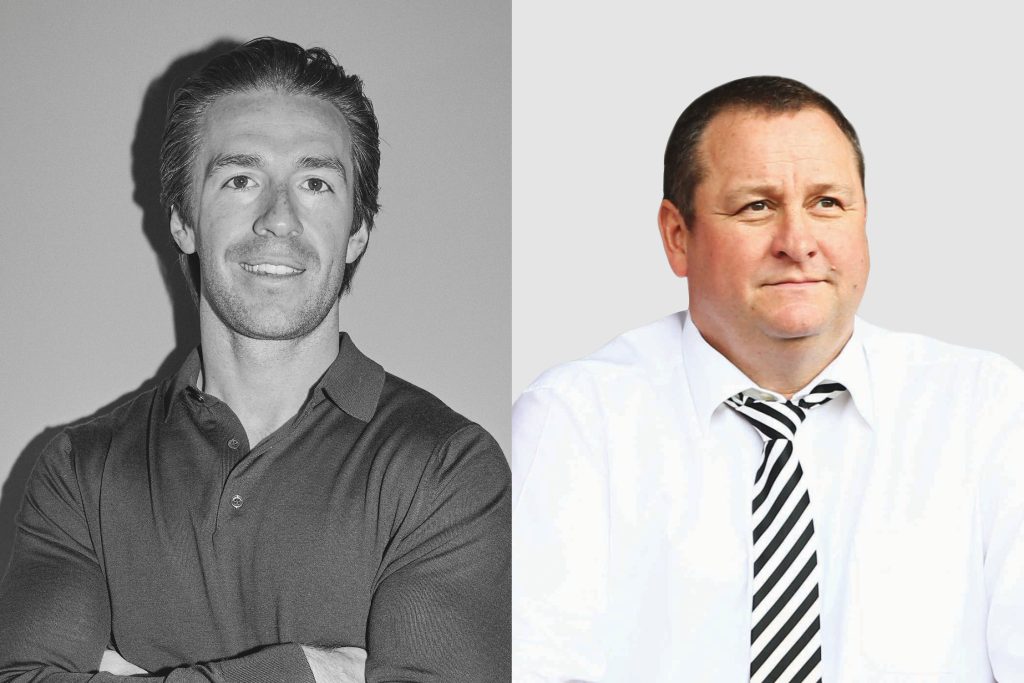 Michael Murray and Mike Ashley