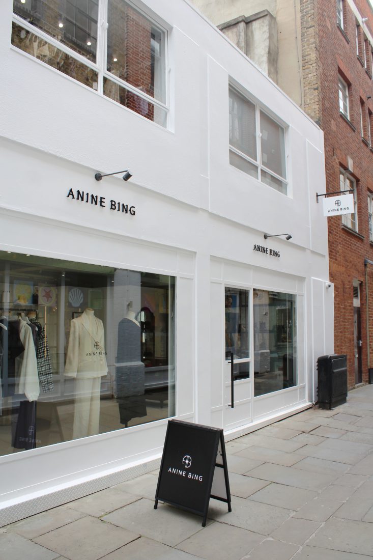 First look: Anine Bing arrives in Covent Garden