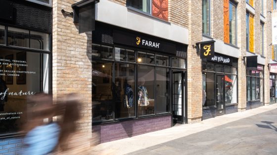 Farah opens London store