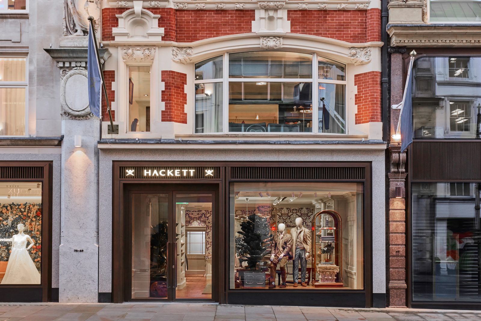 Hackett opens New Bond Street store
