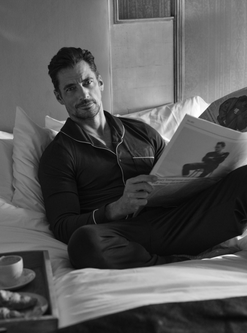 David Gandy: doing well in fashion
