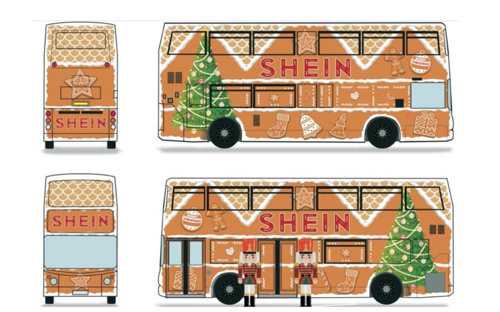 Festive fashion: Lidl Christmas jumper rental, Shein bus tour